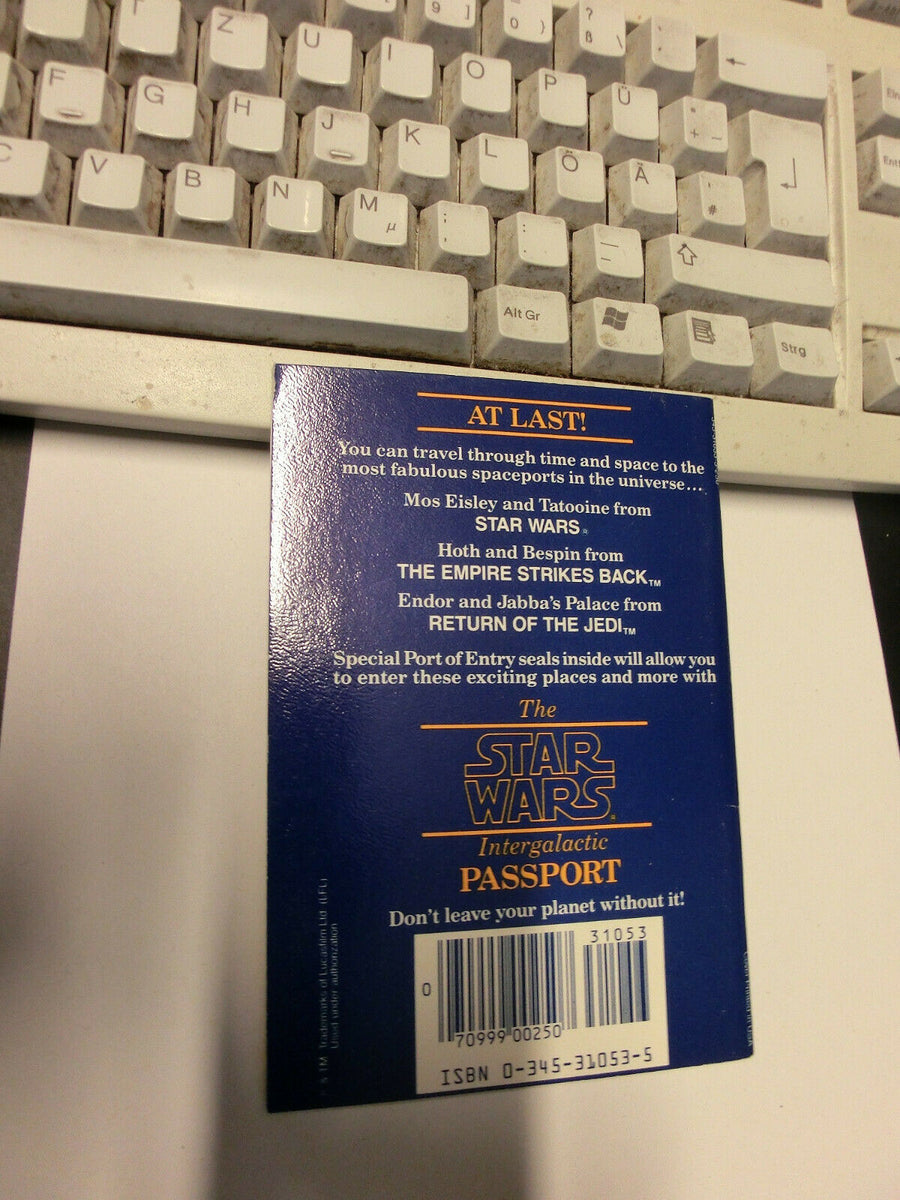 Star Wars Intergalactic Passport Ballantine 1983 – Andere Welten